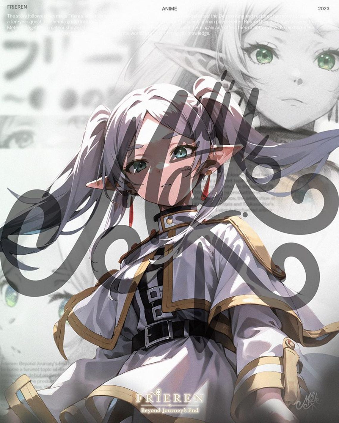 FRIEREN POSTER DESIGN | Digital Download | Frieren Anime - Etsy