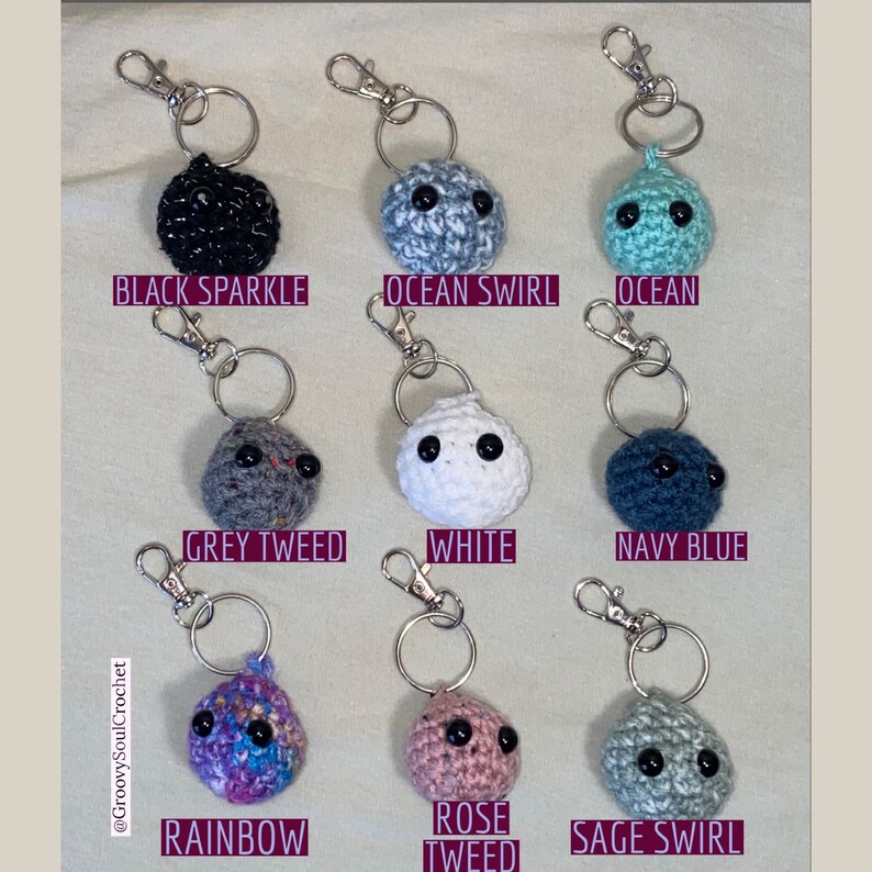 Stress Ball Keychain for Stress Relief Plushie Keychain Attachment for ...