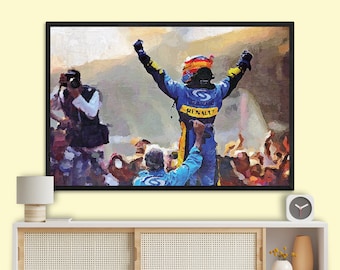 Fernando Alonso F1 Wall Art - Etsy