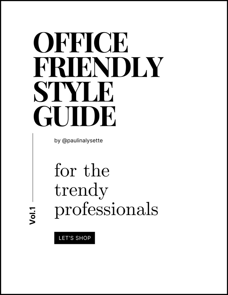 Office Friendly Outfit Guide | Workwear Style Guide | Neutral Outfits ...