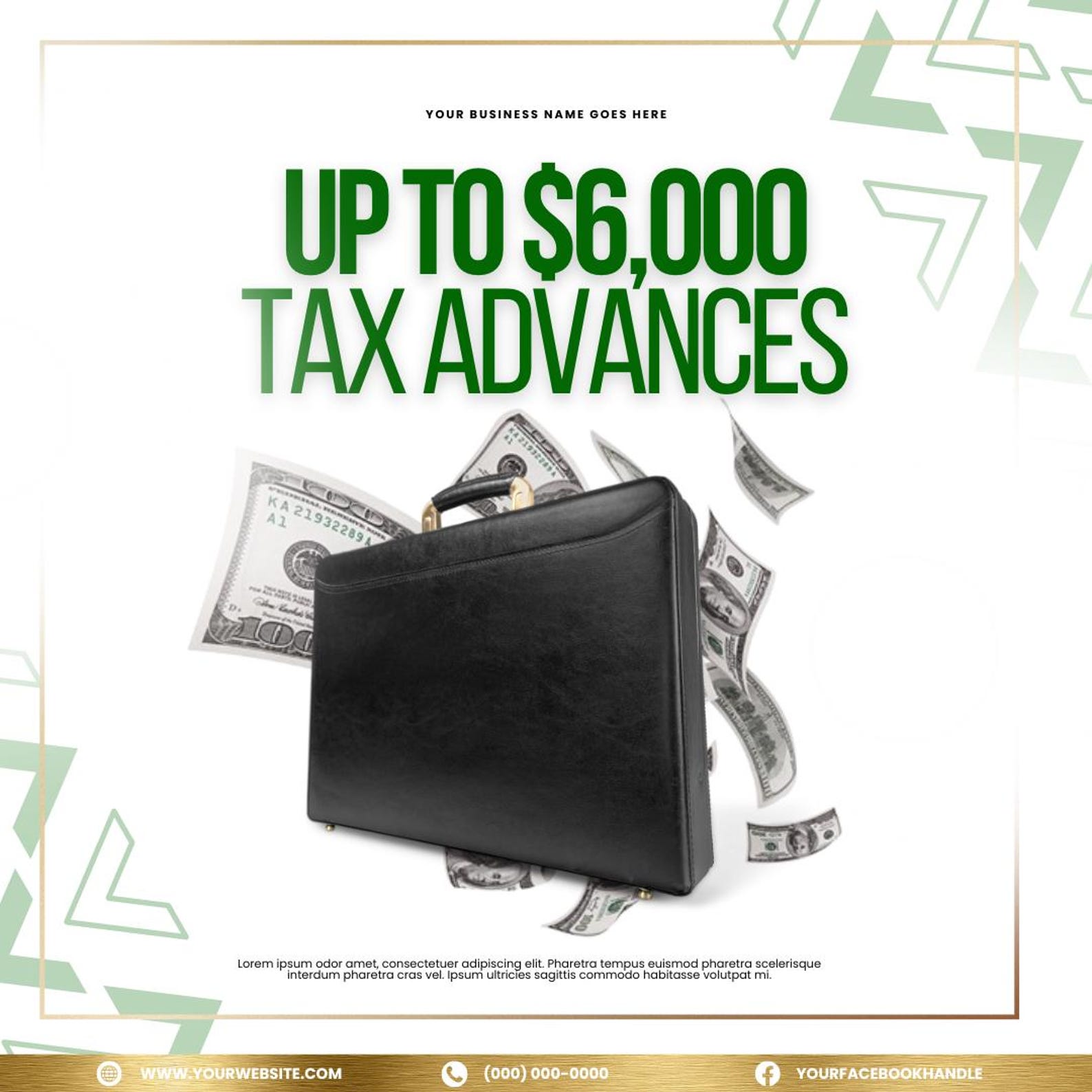 DIY Tax Season Flyers, Tax Prep Flyers, Content Posts, Tax Preparer ...