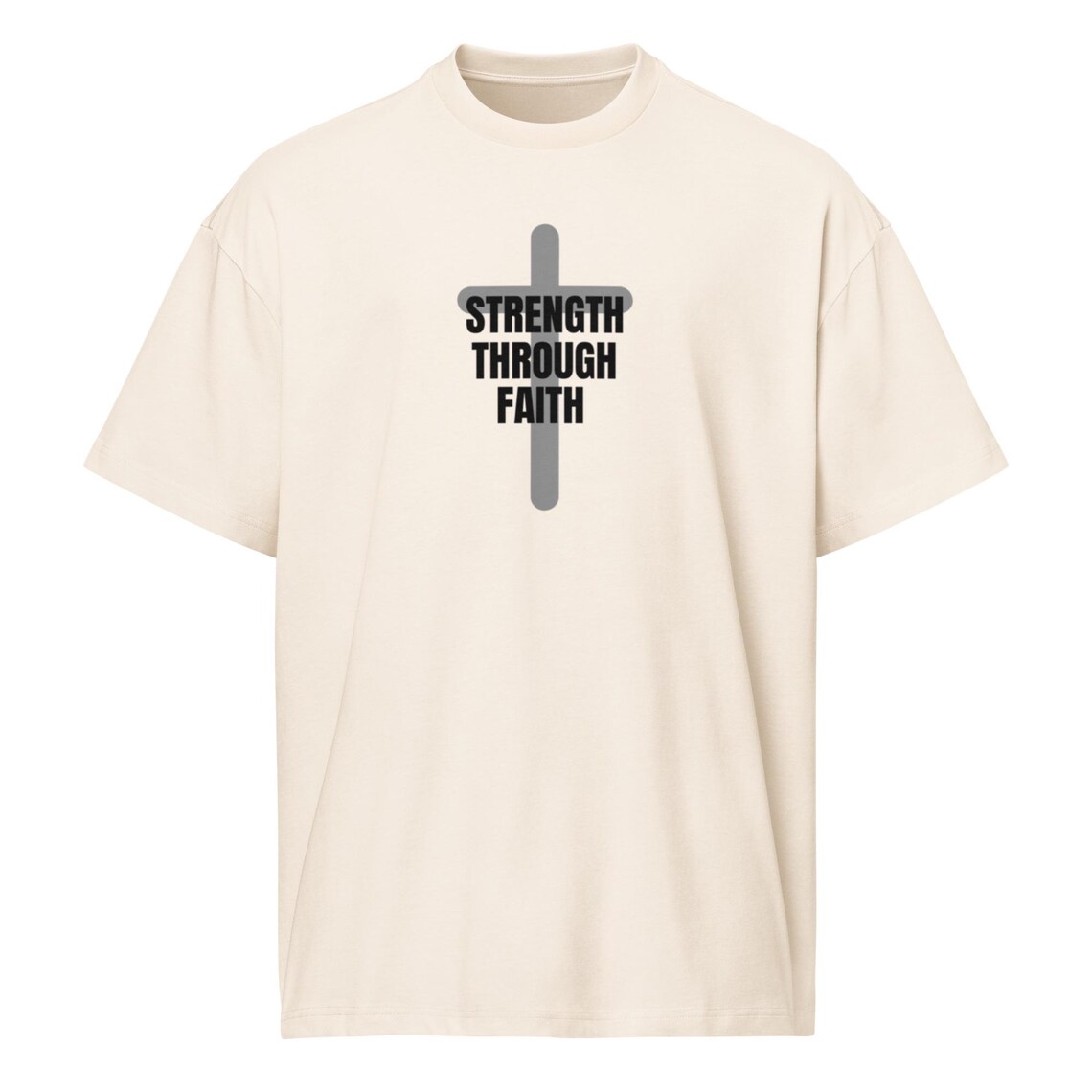 Strength Through Faith T-shirt • Christian Gym Tee • Faith Workout ...