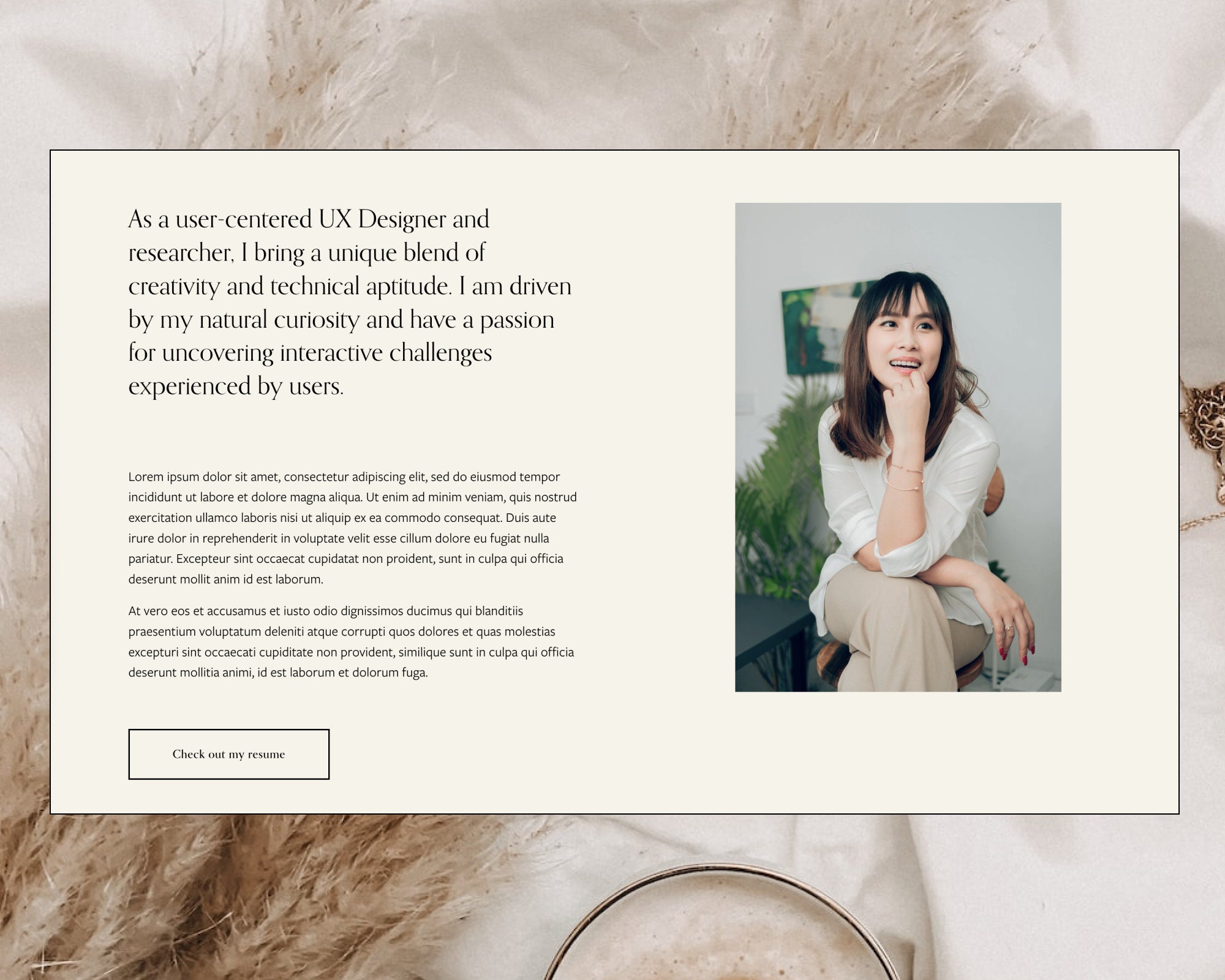 Squarespace 7.1 UX UI Portfolio Website Template | Semi-custom Template ...