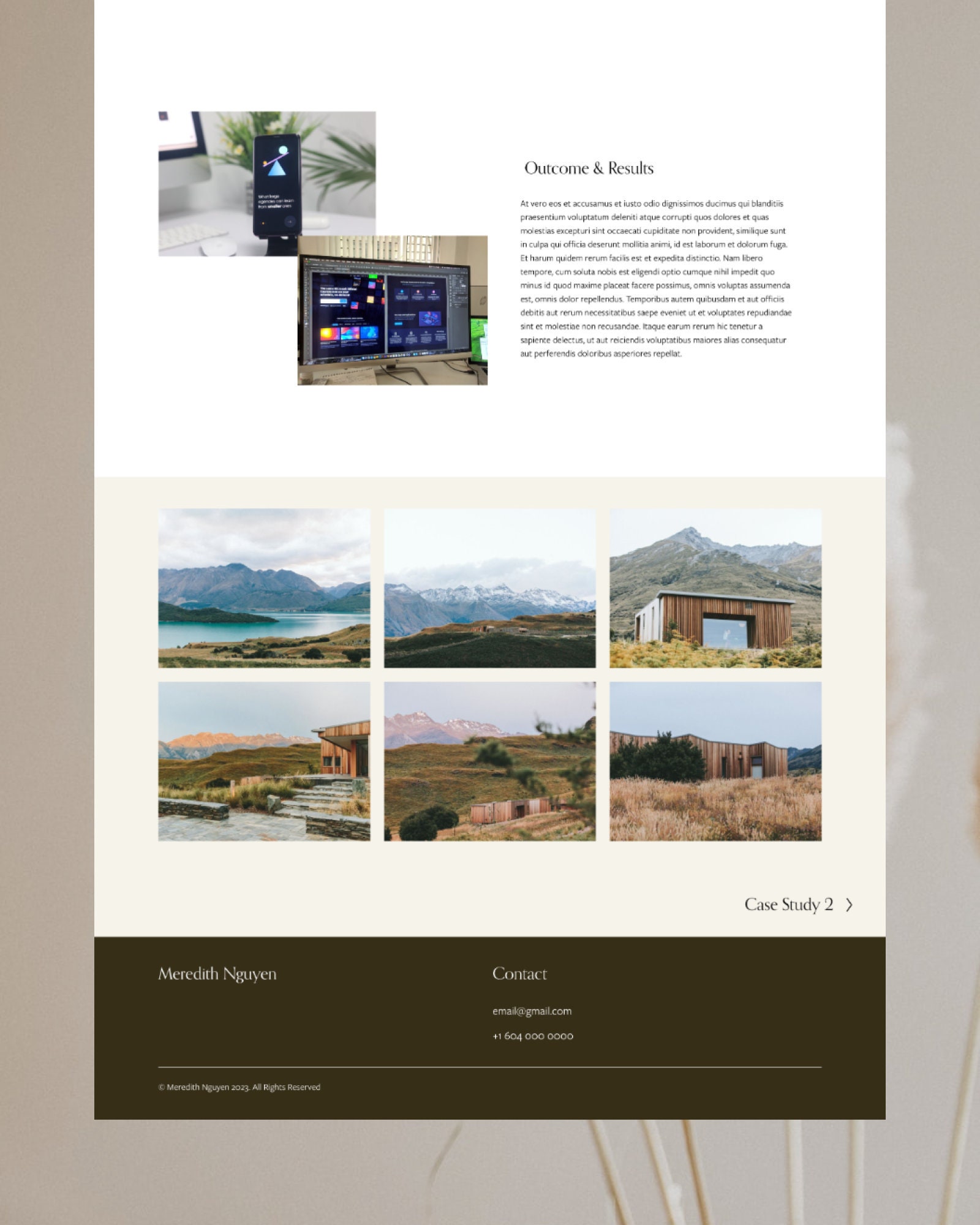 Squarespace 7.1 UX UI Portfolio Website Template | Semi-custom Template ...