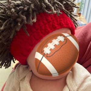 Crocheted Patrick Mahomes Chiefs Baby Hat - Etsy