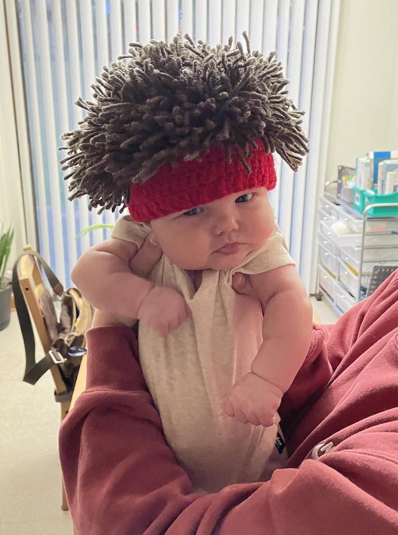 Crocheted Patrick Mahomes Chiefs Baby Hat - Etsy