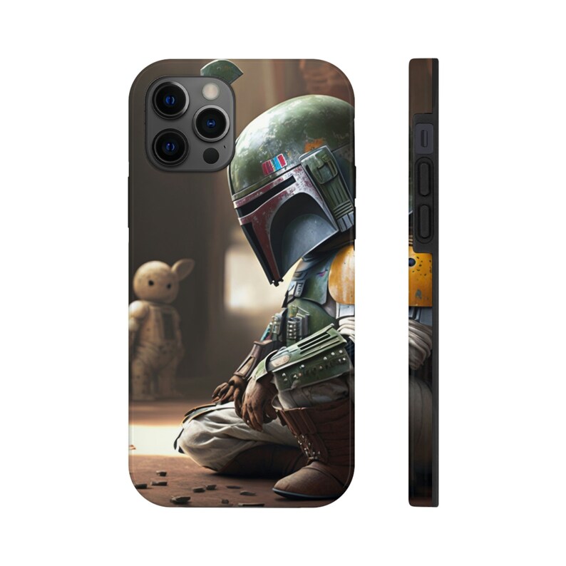 Boba Fett Mandolorian Baby Size Tough Phone Cases, Case-mate - Etsy
