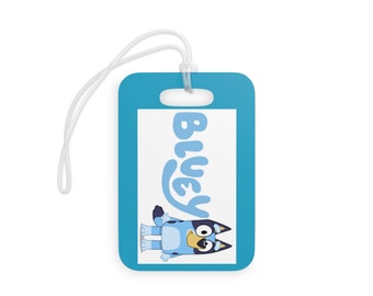 Handmade Disney Junior Bluey Australian Blue Heeler Luggage/stroller/id ...