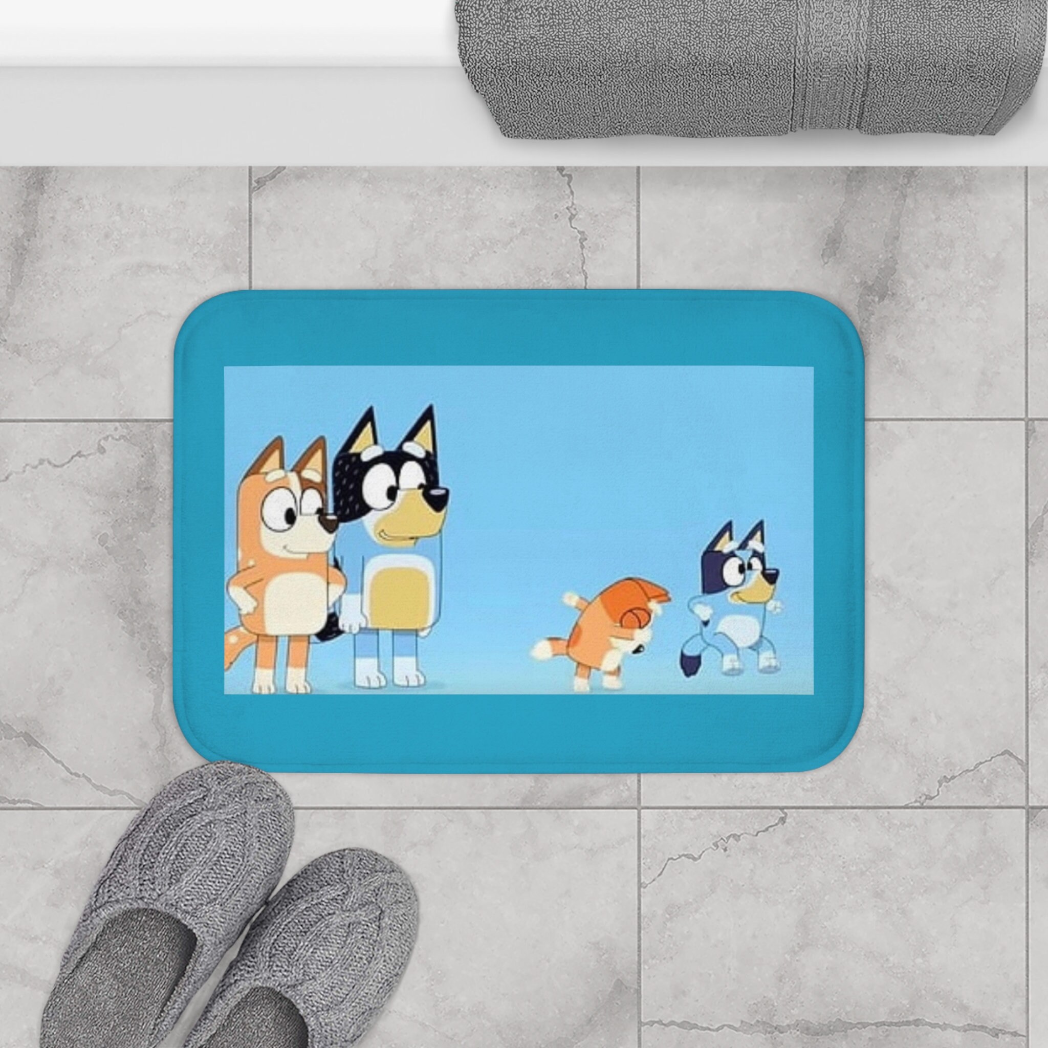 Bluey Bath Mat - Etsy
