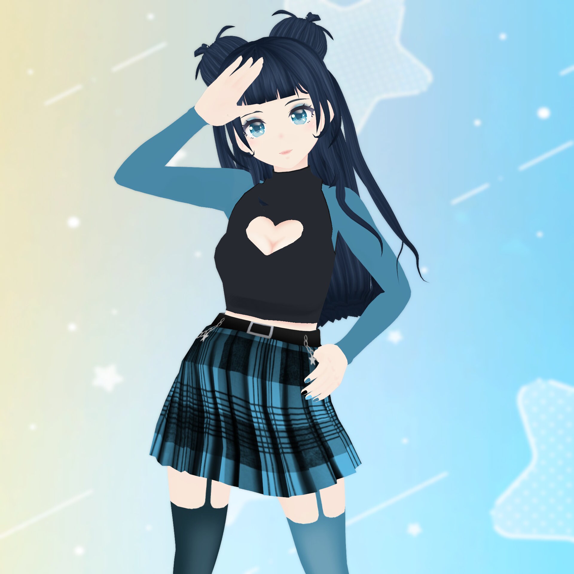 POPSTAR! | 3D Vtuber Model (pre-made & Ready to Use) for Streaming ...