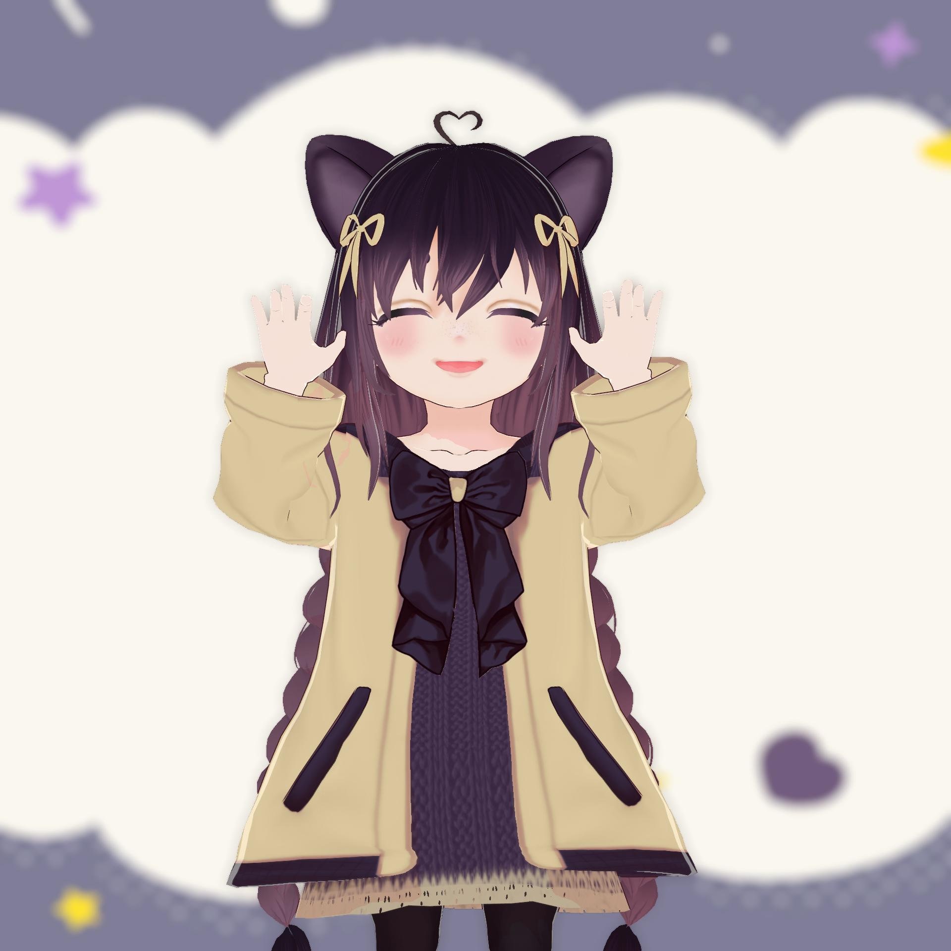 Chibicat Alternate Color | 3D Vtuber Model (pre-made & Ready to Use ...