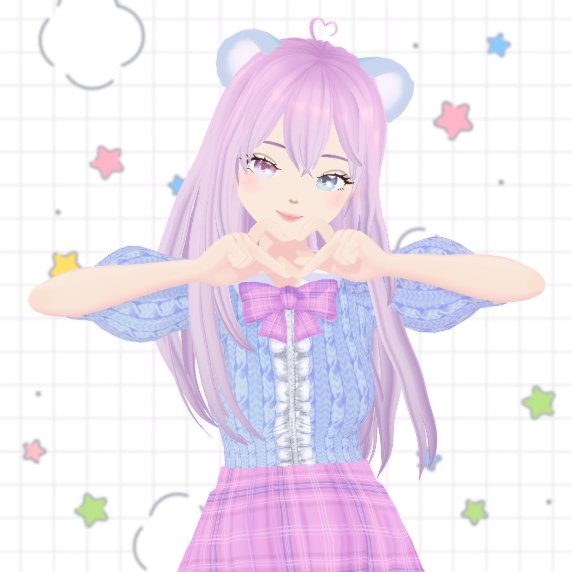 Cute Vtuber Model 3D Vtuber Model pre-made & (Download Now) - Etsy