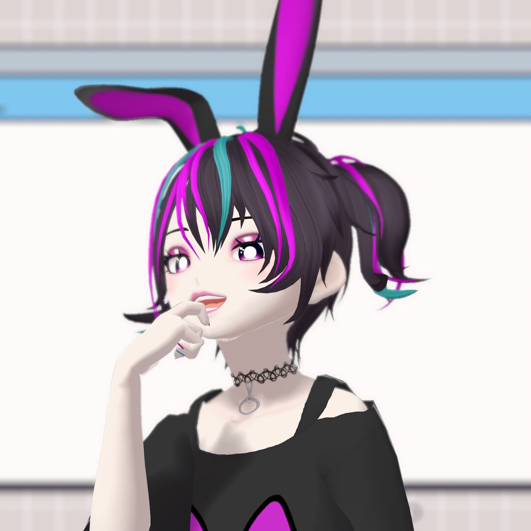 Bunny Vtuber Model | 3D Vtuber Model (pre-made & Ready to Use) for Streaming | READ DESCRIPTION ...