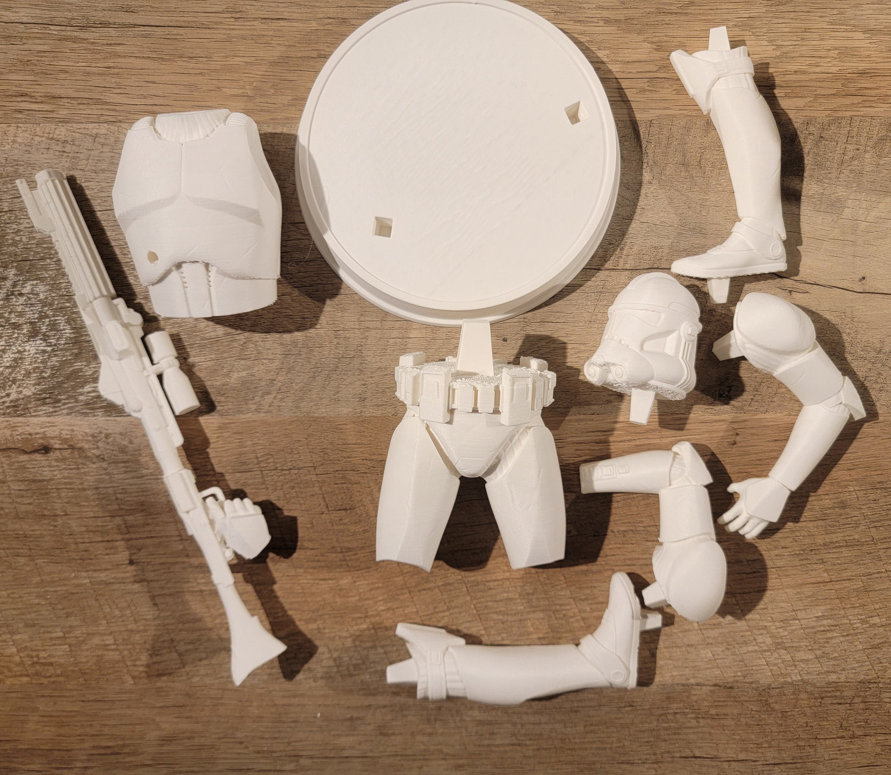 Clone Trooper Statue 3D Printed - Etsy