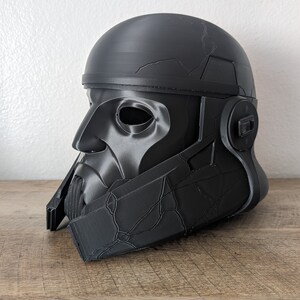 Captain Enoch Night Trooper Helmet Realistic 3D Printed Wearable - Etsy