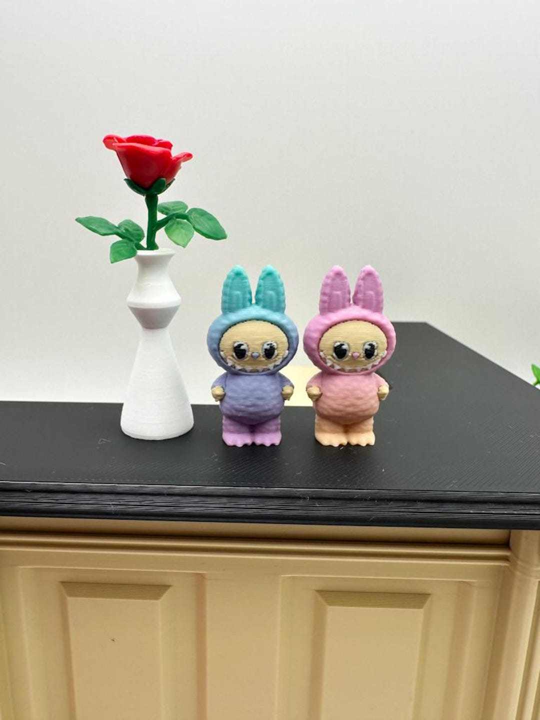 Miniature Labubu Inspired Miniature for Displays – 3D Printed in PLA ...