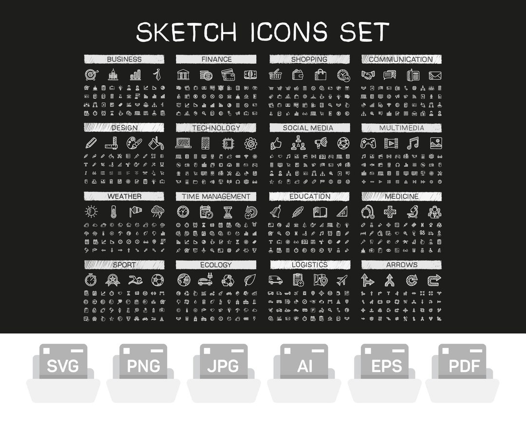 Icon Desing, Icon Drawing, Icon PNG, Sketch Icon EPS, Sketch Icon ...