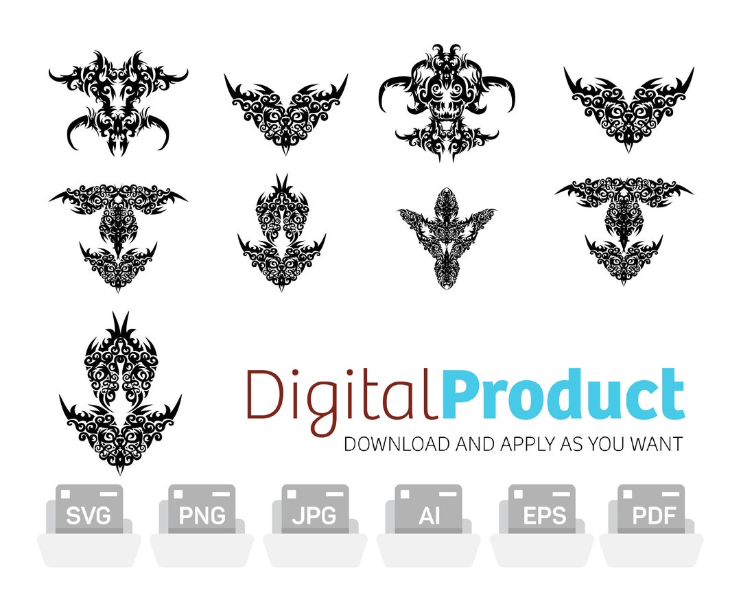 Tattoo SVG, Tattoo Drawing, Tattoo EPS, Tattoo Vektor - Etsy