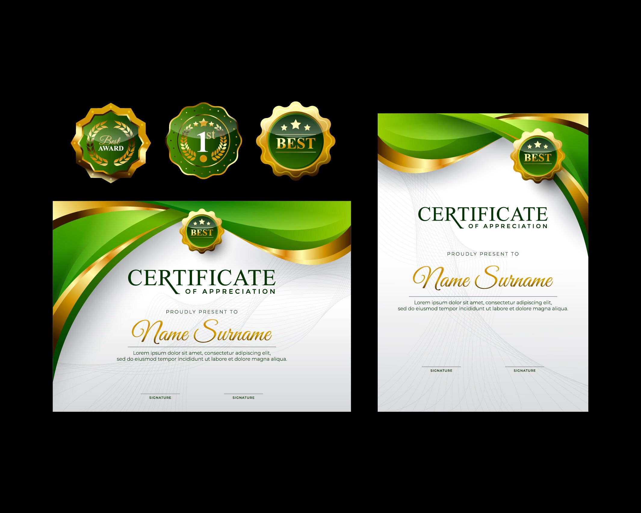 Certificate, Cert, Certificate of Completion, Certificate Template ...