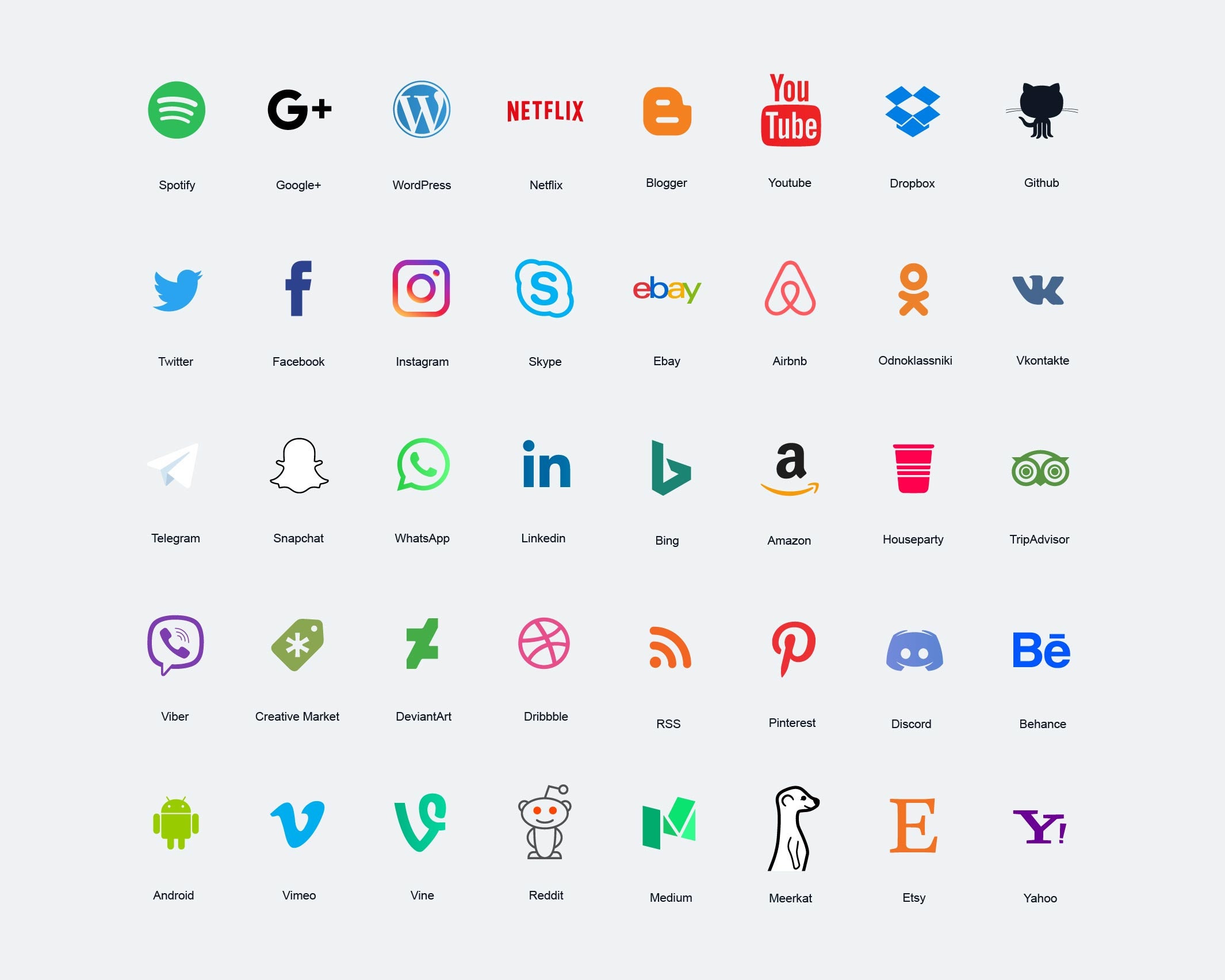 Social Media SVG, Social Media Icons , Social Media Icons Vector ...