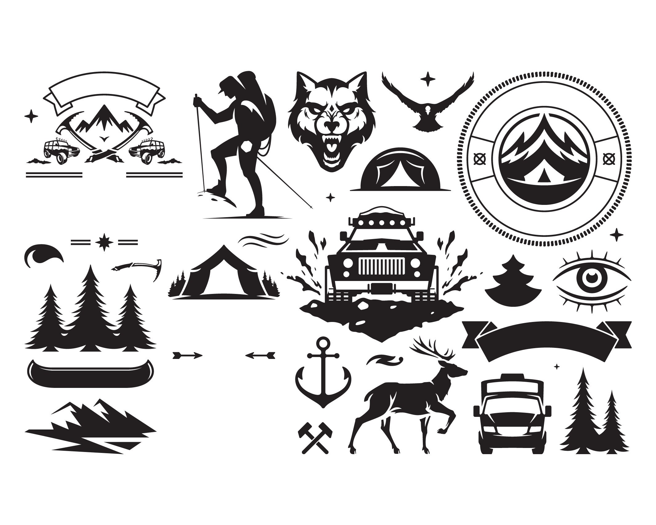 Camp SVG Camper PNG Nature Hiking Tenting SVG Camp Fire - Etsy