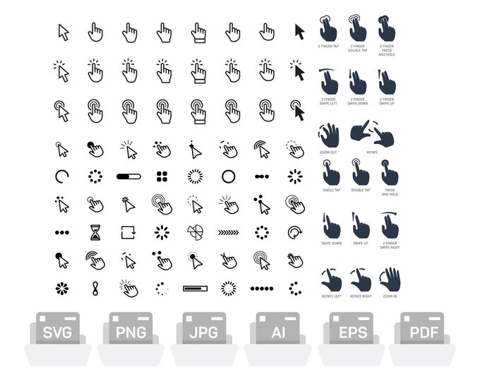 Mouse Click Svg, Click Svg, Computer Click Clipart, Mouse Pointer Svg ...