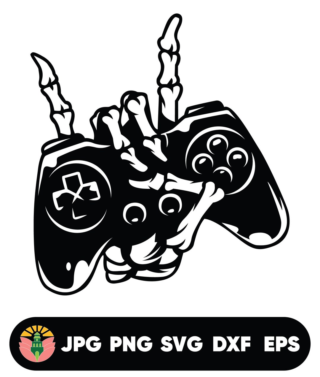 Gamer Skeleton Svg, Gaming Svg, Gamer Svg, Playstation Svg, Skeleton ...