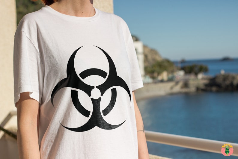 Toxic Warning Symbol Biohazard SVG, Warning SVG - Etsy