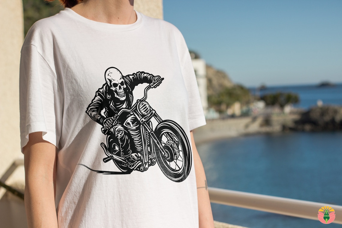 Skeleton Biker Svg, Skeleton Svg, Biker Svg, Biker Clipart, Motorcycle ...