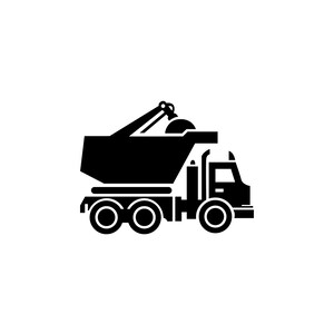Construction Vehicles SVG Clipart: Trucks, Excavator, Dump Truck ...