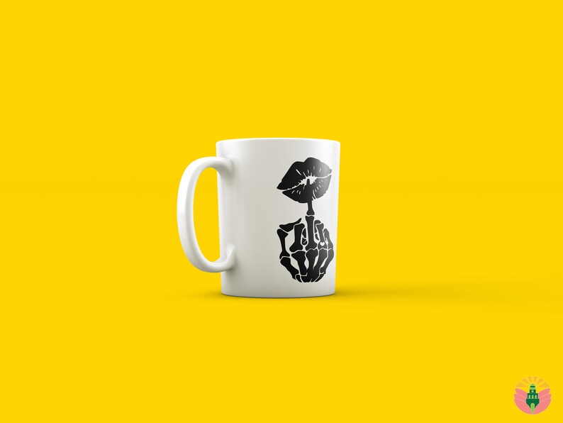 Middle Finger Skeleton SVG: Lips, Hand Graphic (digital Download) - Etsy
