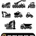 Construction Vehicles Svg, Construction SVG, Trucks Svg, Excavator Svg ...