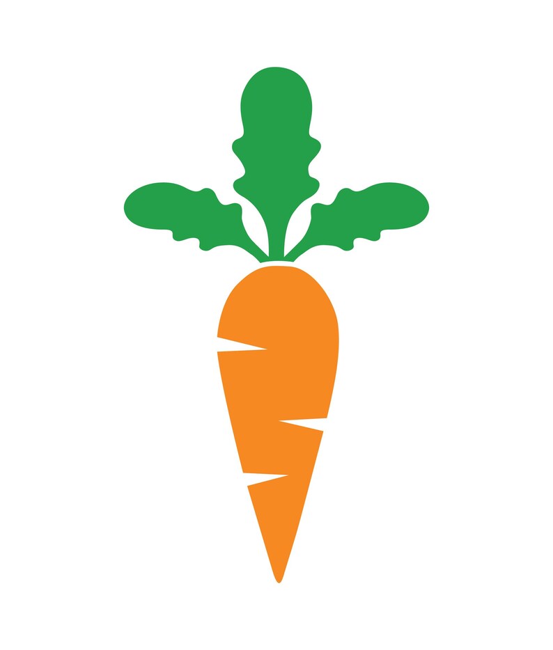 Carrot Svg, Orange Carrot Svg, Three Easter Carrots, Carrot Shape Svg ...