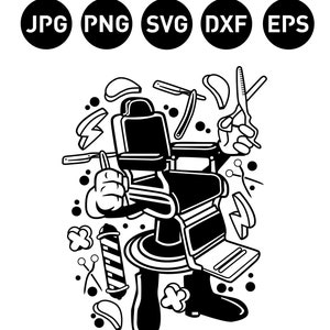 Barbershop Svg Barber Tools Svg Hairstylist Svg Barber - Etsy