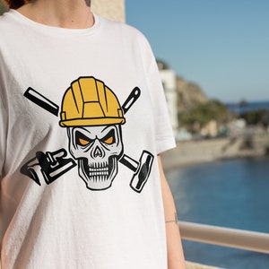 Construction Skull SVG, Hard Hat, Engineer Vector (digital Download) - Etsy