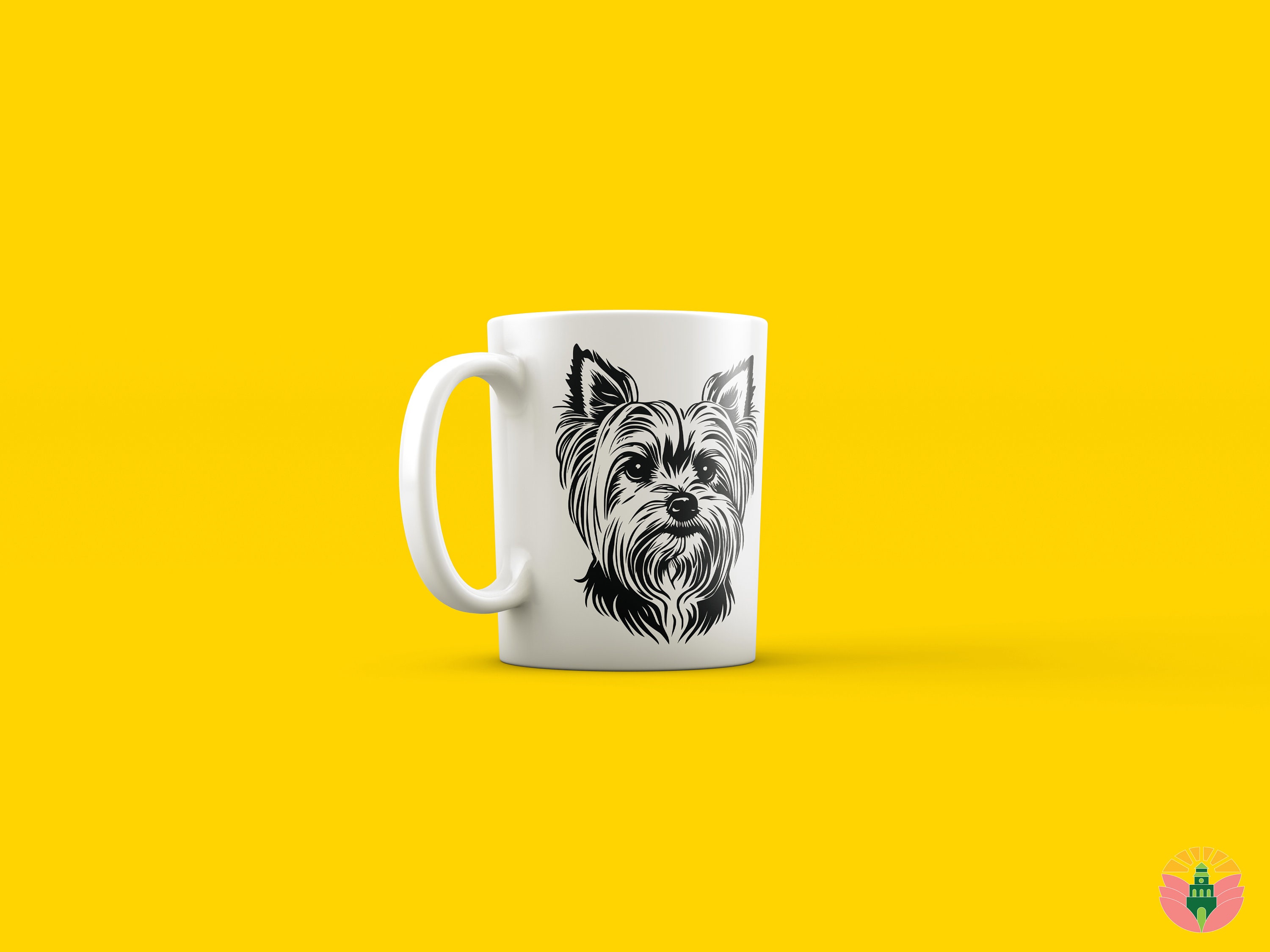 Yorkie Face SVG: Yorkshire Terrier Clipart (PNG, SVG) - Etsy