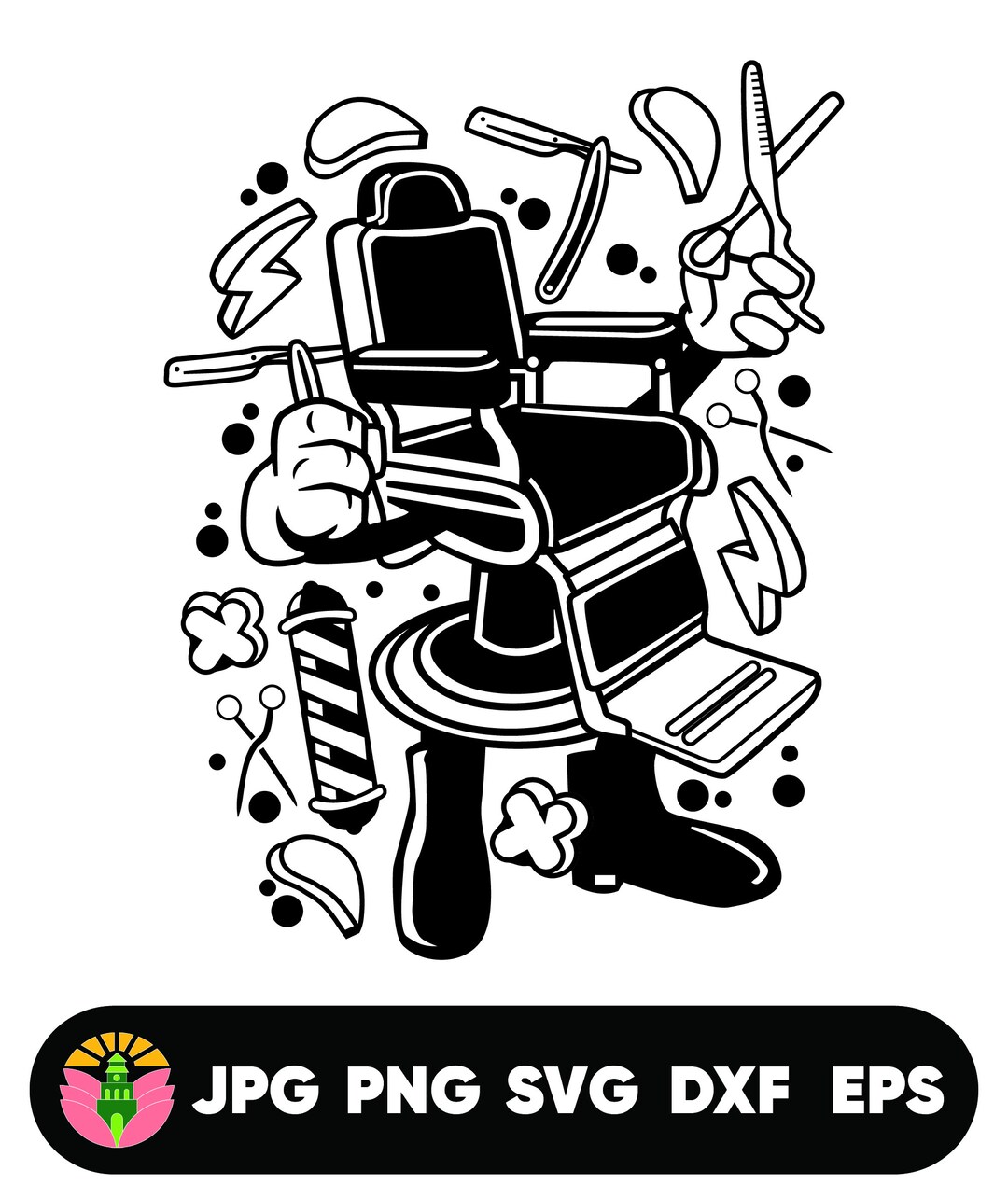 Barbershop Svg | Barber Tools Svg | Hairstylist Svg | Barber Shirt Svg ...