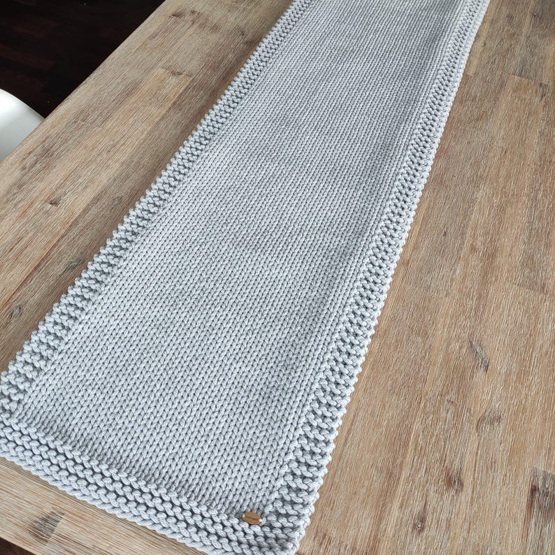 Knitted Pattern PDF Set 2 in 1 - Knit Table Runner Pattern, Placemat ...