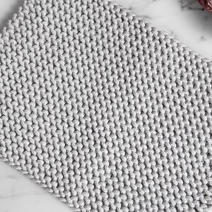 Easy Knit Placemat Pattern, Table Mat Perfect for Beginners! Pdf ...