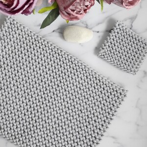 Placemat KNITTED PATTERN , PDF Table Mat, Placemat and Coaster Pattern ...