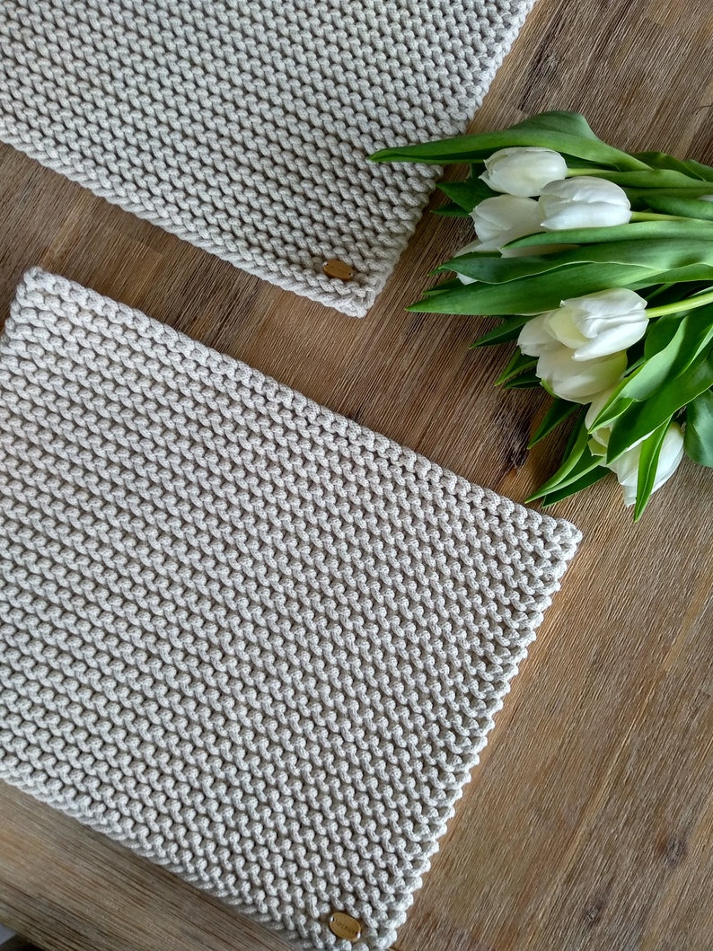 Easy Knit Placemat Pattern, Table Mat Perfect for Beginners! Pdf Download - Etsy