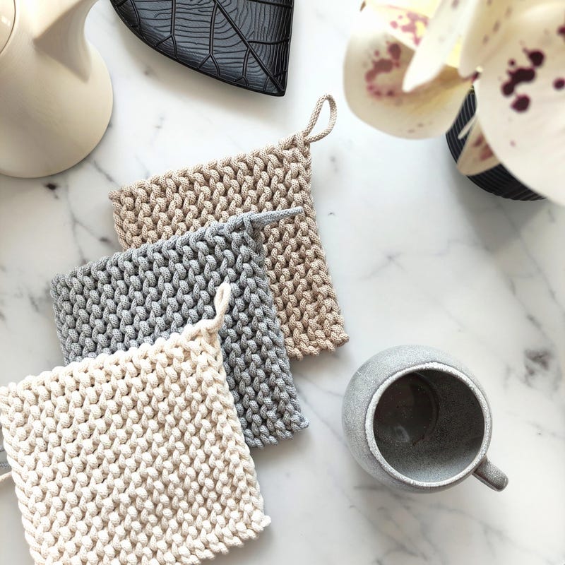 Thick Trivet Woven - Etsy