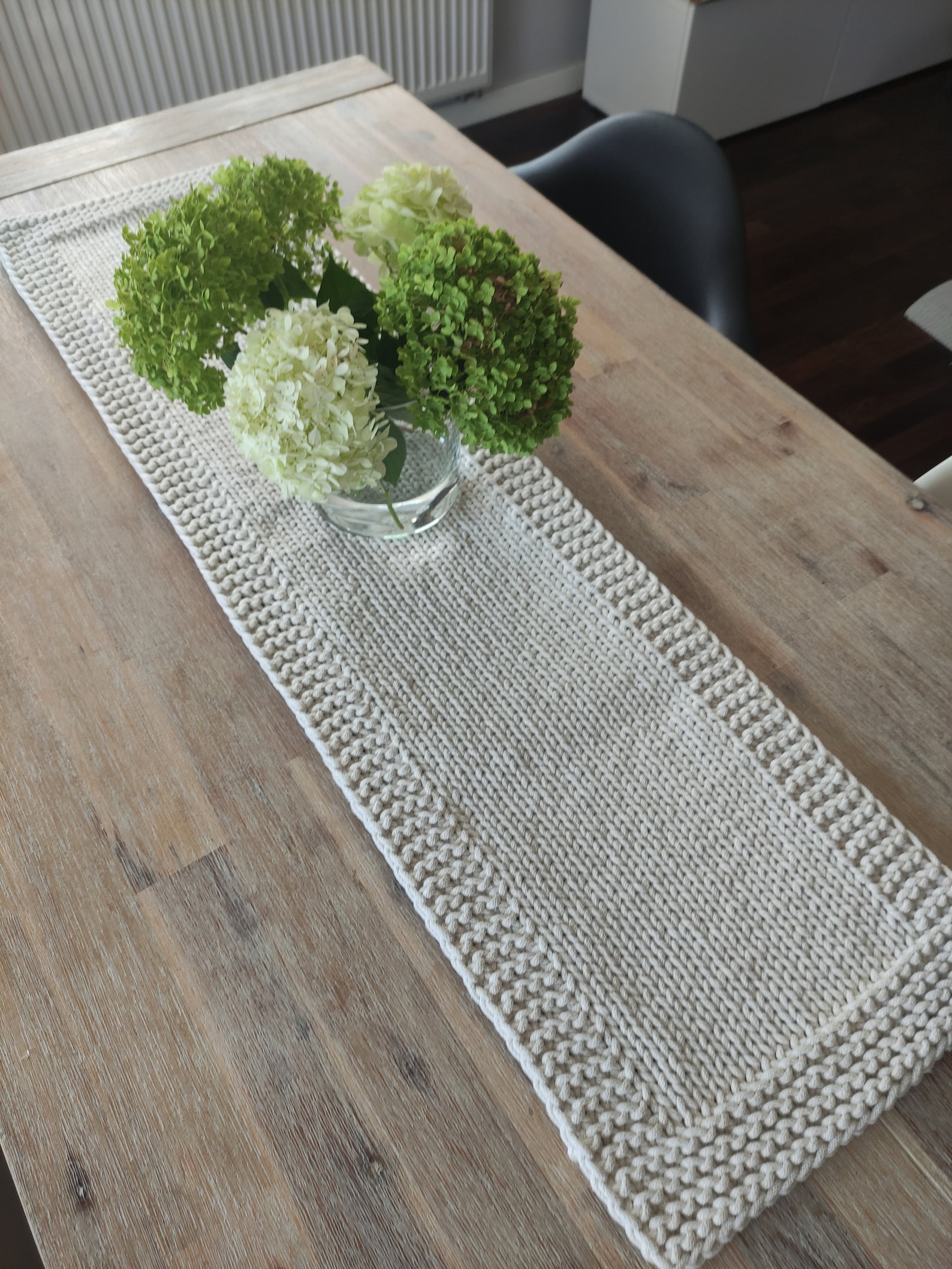 Knit Table Runner Pattern: Easy US Terms (PDF Download) - Etsy