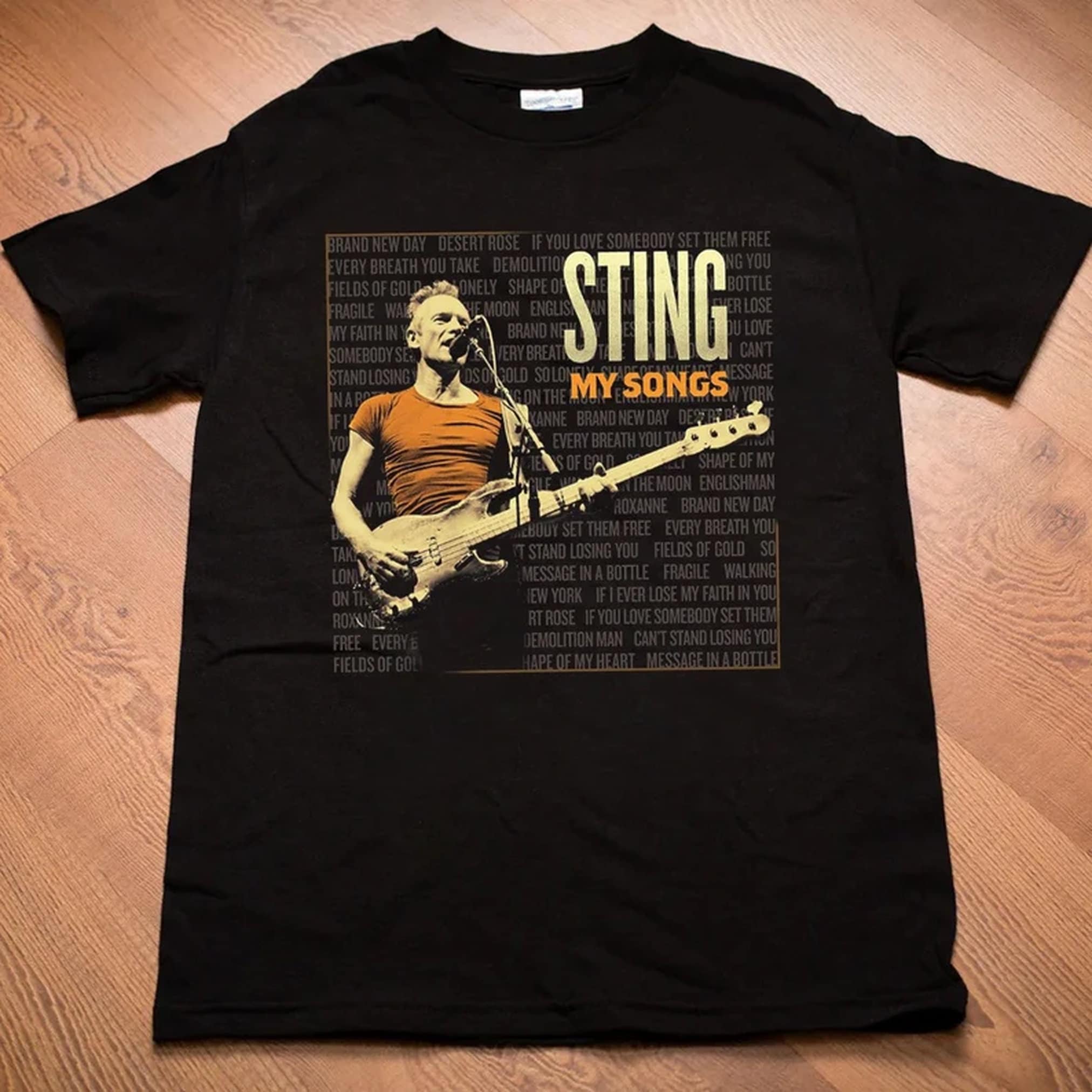 STING MY SONGS 2023 World Tour T-Shirt, Sting Tour 2023 Shirt sold by ...
