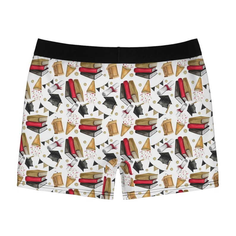 Graduation Red and Gold Men's Boxer Briefs - Etsy