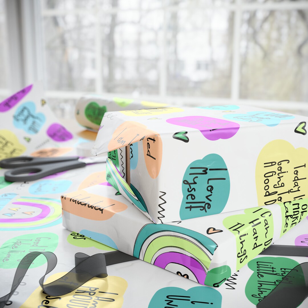 Mental Health Wrapping Paper - Etsy