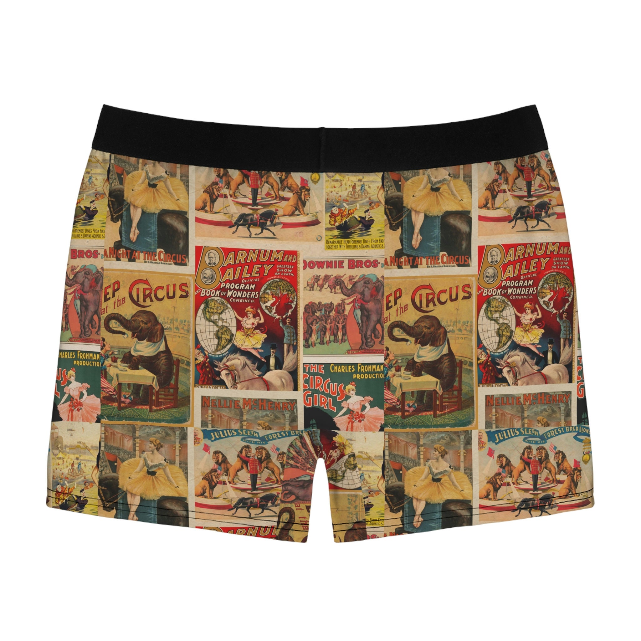 Circus Posters Men's Boxer Briefs - Etsy