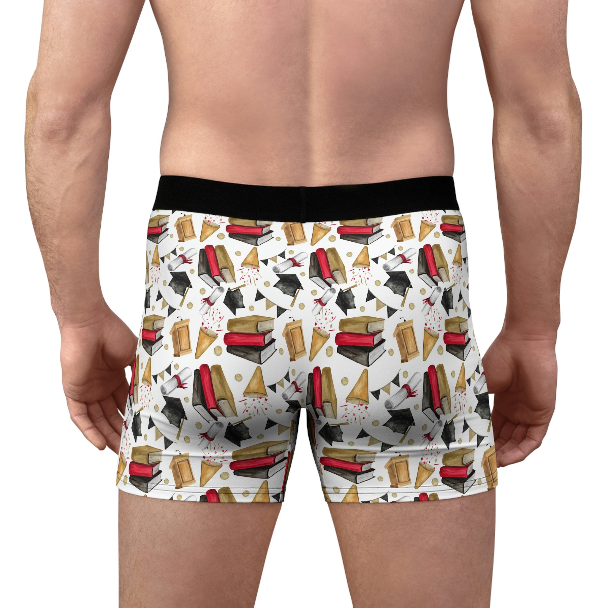 Graduation - Red and Gold - Men's Boxer Briefs sold by Freelancer Wet ...