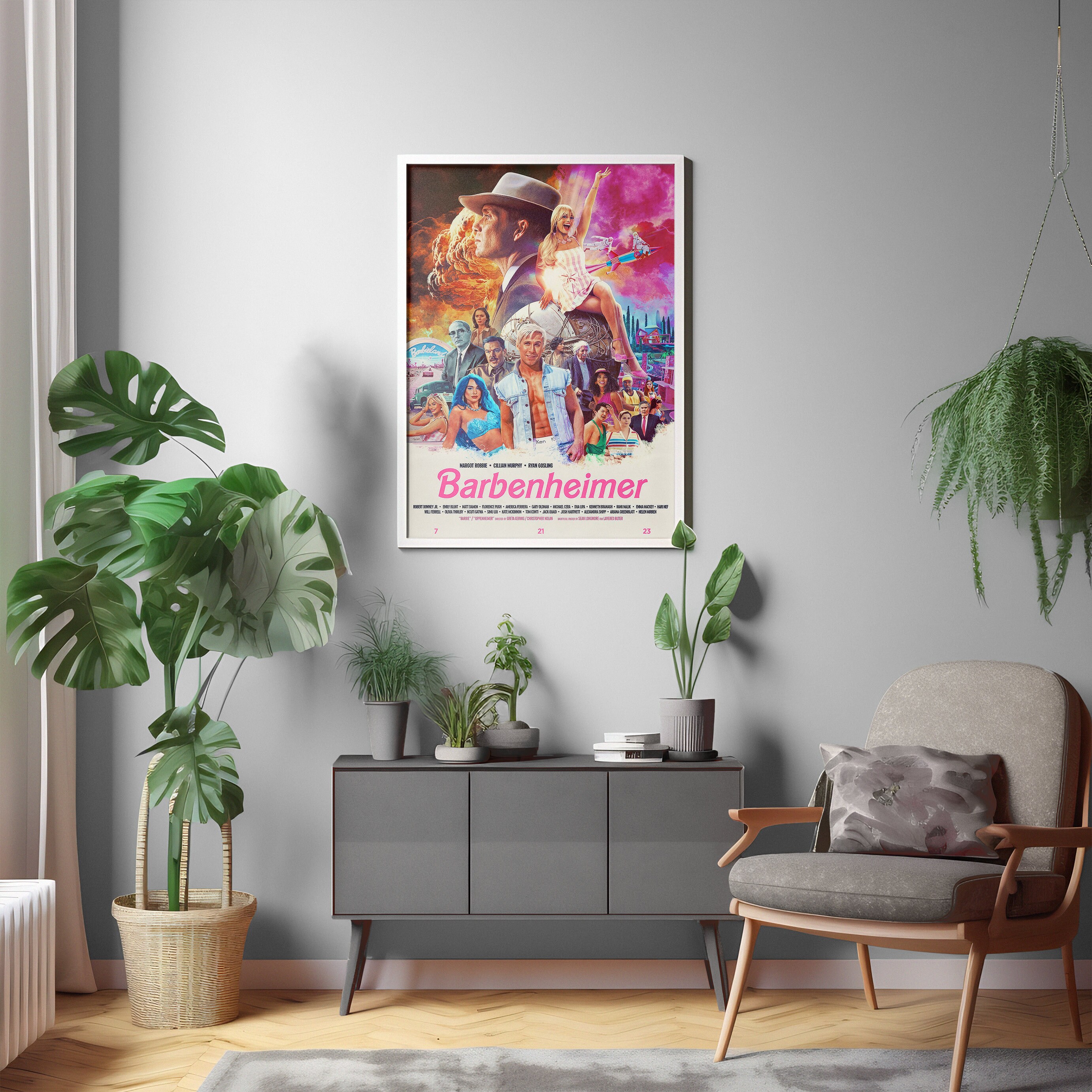 HQ - Barbenheimer, Barbie The Movie Poster, Barbie 2023 Movie Poster