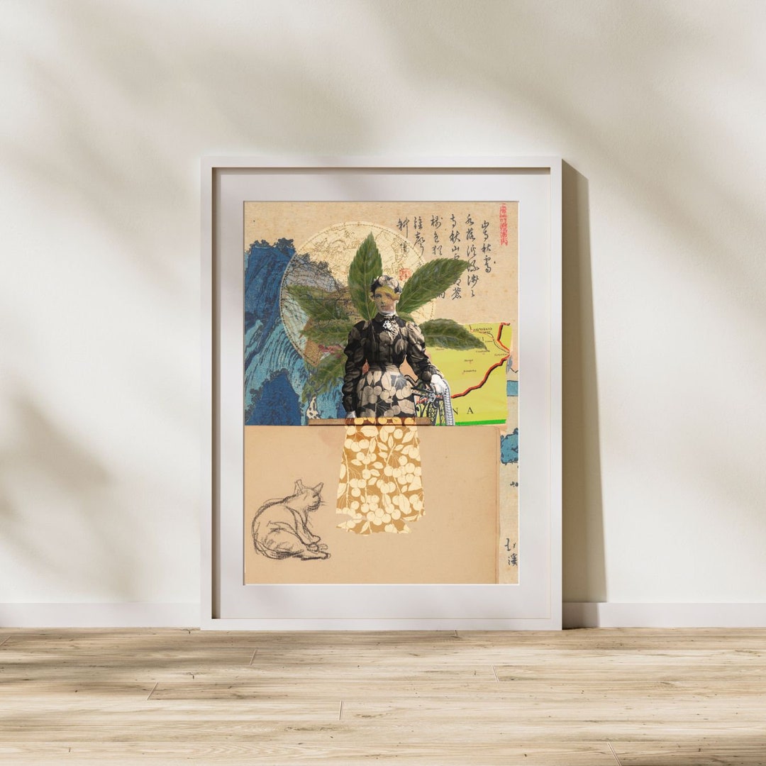 ALEXANDRA Poster Illustration Collage - Etsy